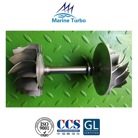 T- RU110-1A Turbocharger Rotor Assembly For T- IHI Marine Engine ...